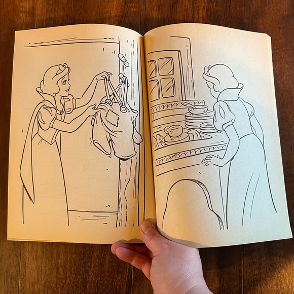 Disney | Toys | Disney Vintage Golden Coloring Book Princess Snow White ...